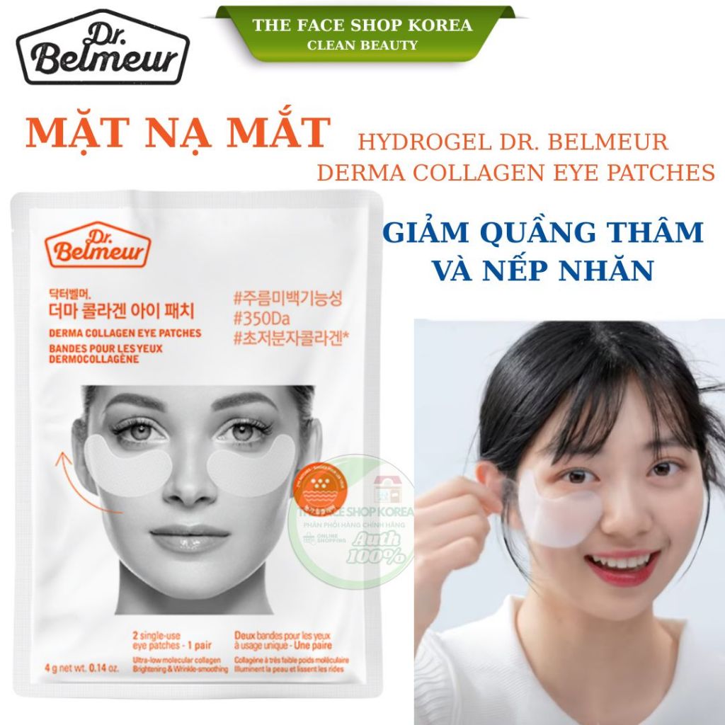 Mặt nạ mắt Hydrogel giảm quầng thâm và nếp nhăn THE FACE SHOP Dr ...