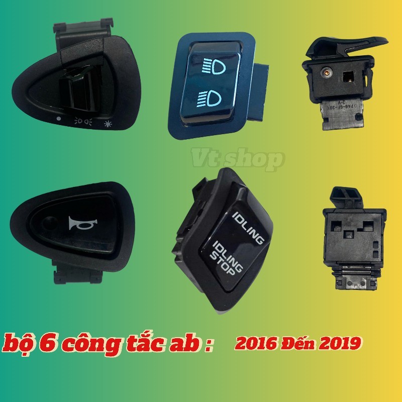 bộ nút công tắc xe ab thái ab 110 ab 125 air blade 2008 đến 2019. Chú ý ...