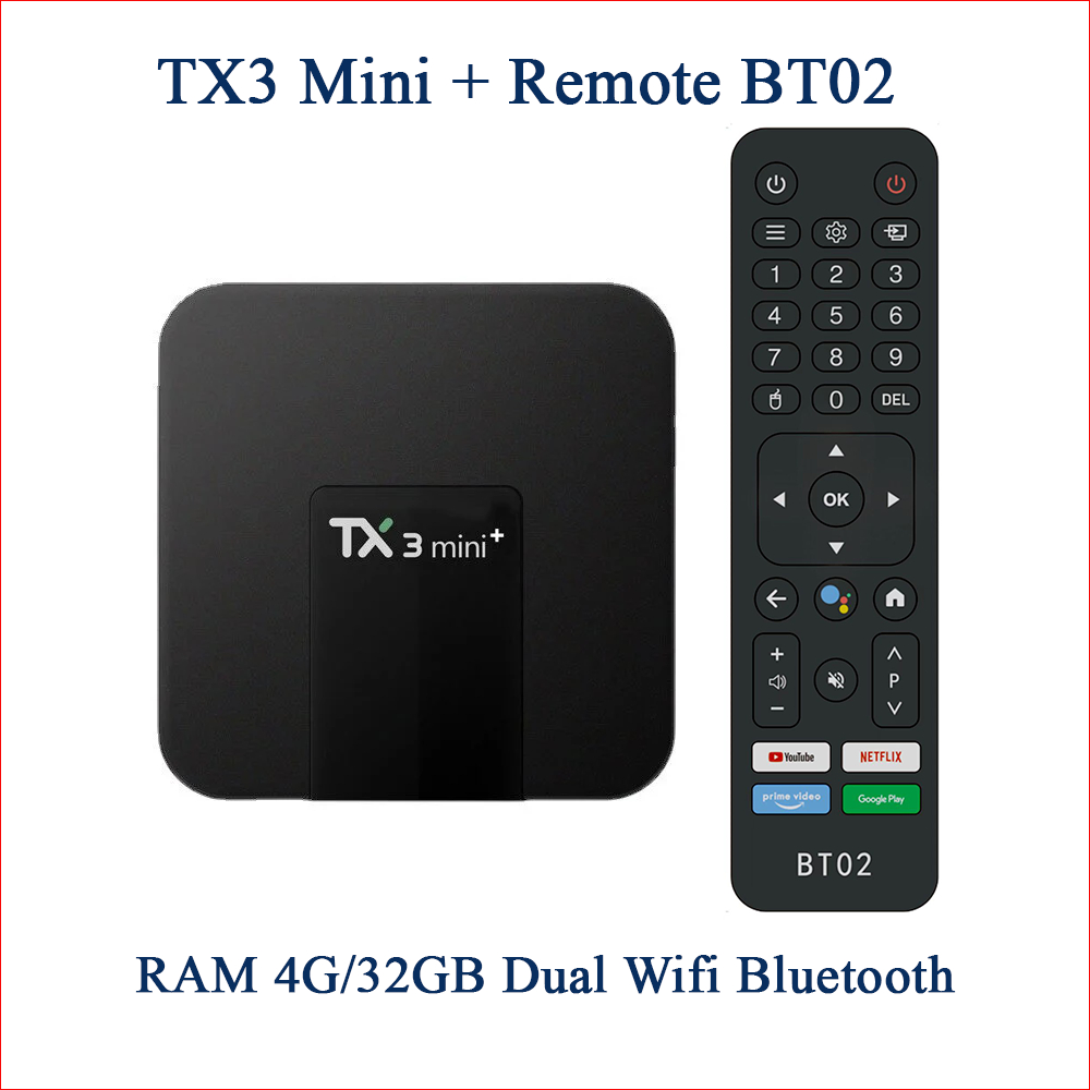 Android TV Box TX3 mini Plus 2022 Dual Wifi Bluetooth - Android 11 ...