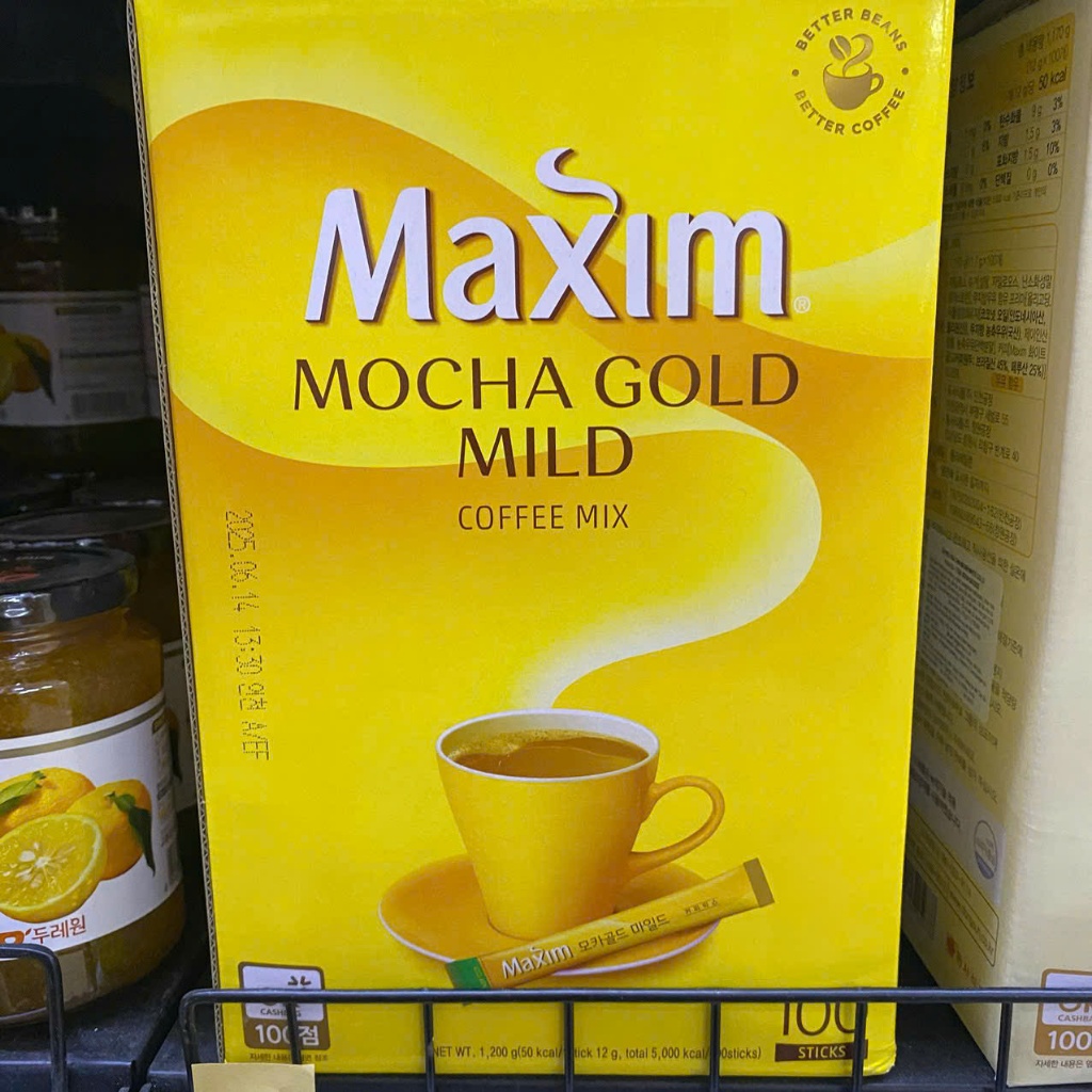 Cà Phê Hòa Tan Maxim Mocha Gold Hàn Quốc Hộp 1200G ( 100 gói x 1.2g ...