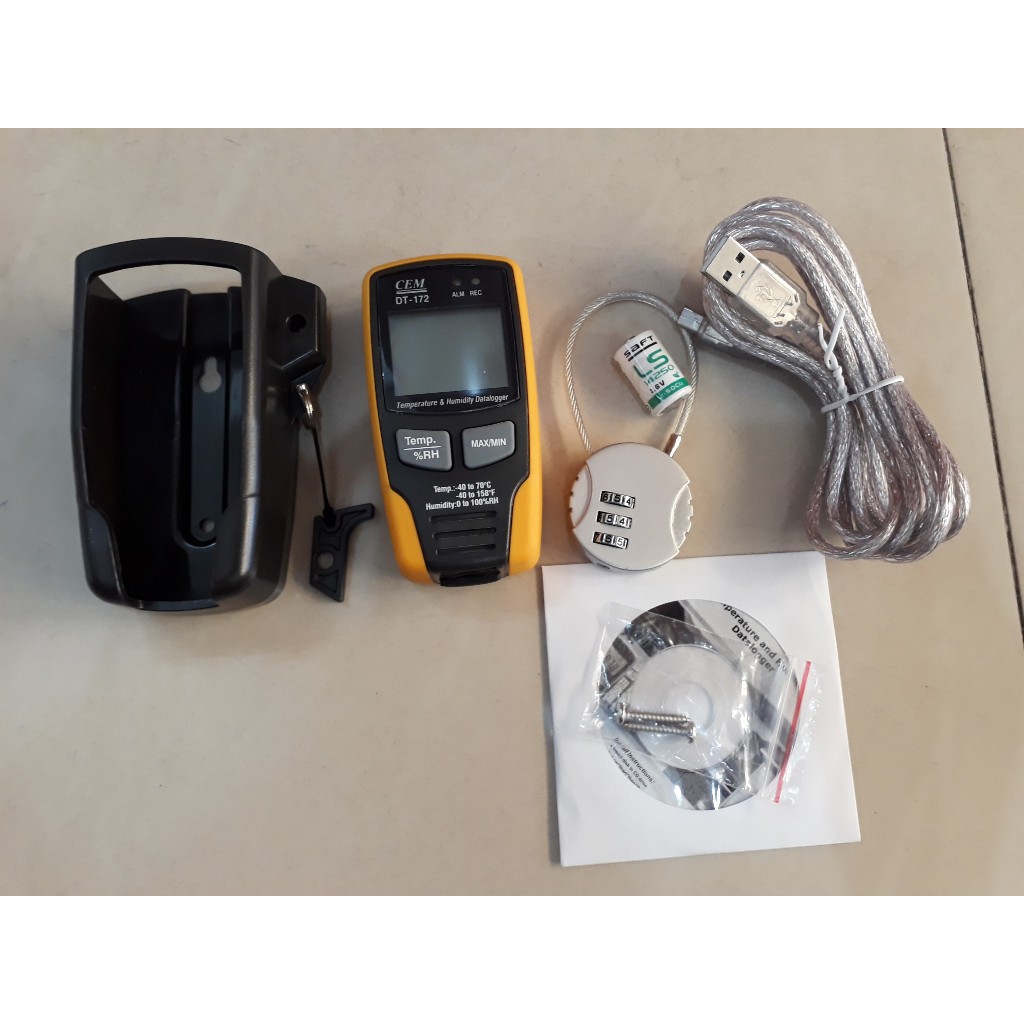 Thiết bị đo lưu dữ liệu Nhiệt độ và Độ ẩm CEM DT-172 (DT172) | Shopee ...