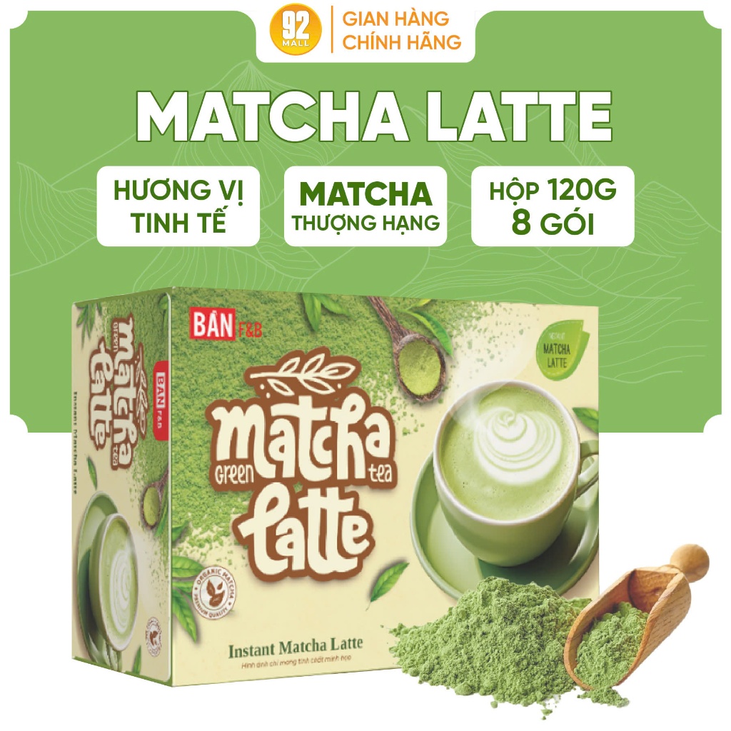 Matcha Latte Bột Trà Xanh Hữu Cơ Hộp 120g - Bột Trà Xanh Kem Sữa Matcha Hương Vị Nhật Bản ...
