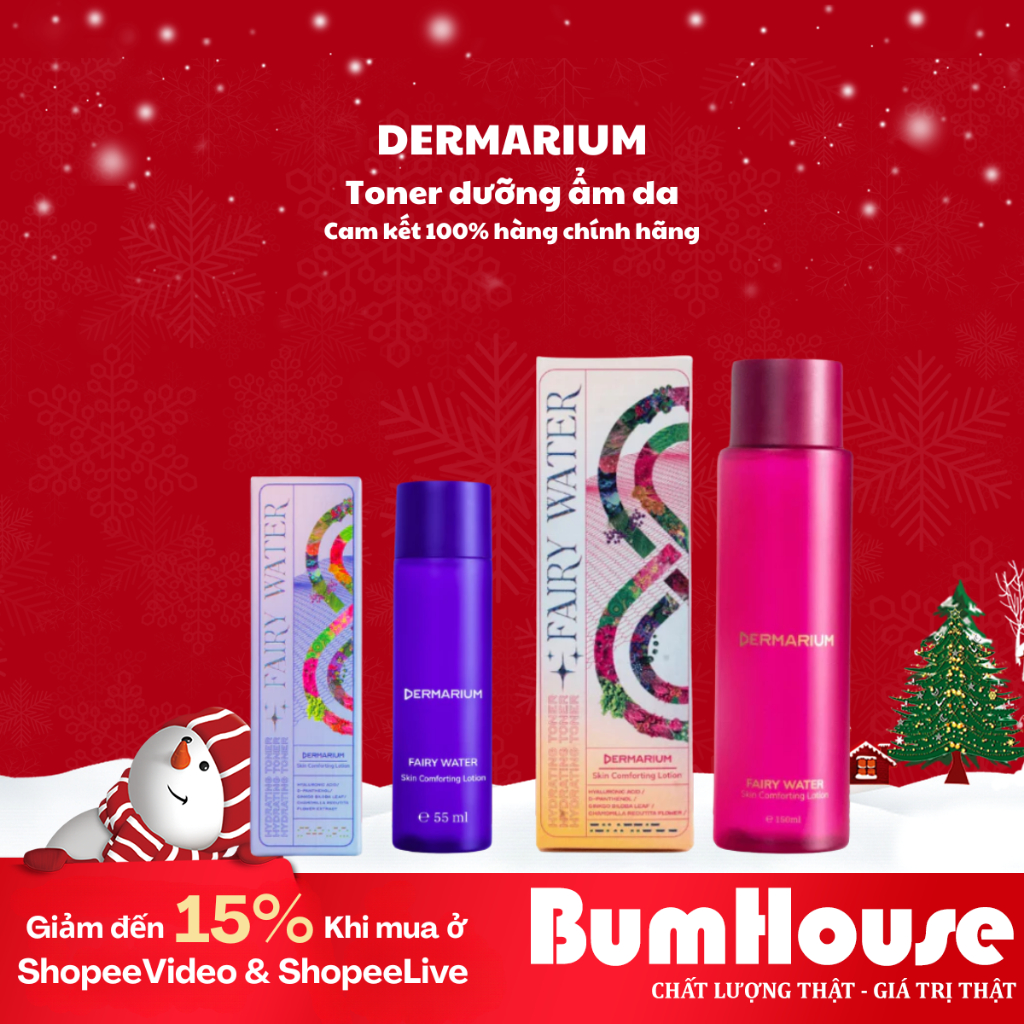 Toner Dermarium Fairy Water Cấp Ẩm Dung Tích 55ml/150ml | Shopee Việt Nam