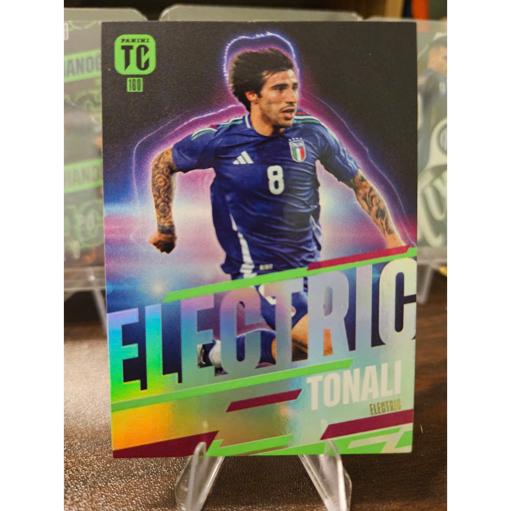 Thẻ ELECTRIC Sandro Tonali Panini Top Class Pure Football 2025 (Italy ...