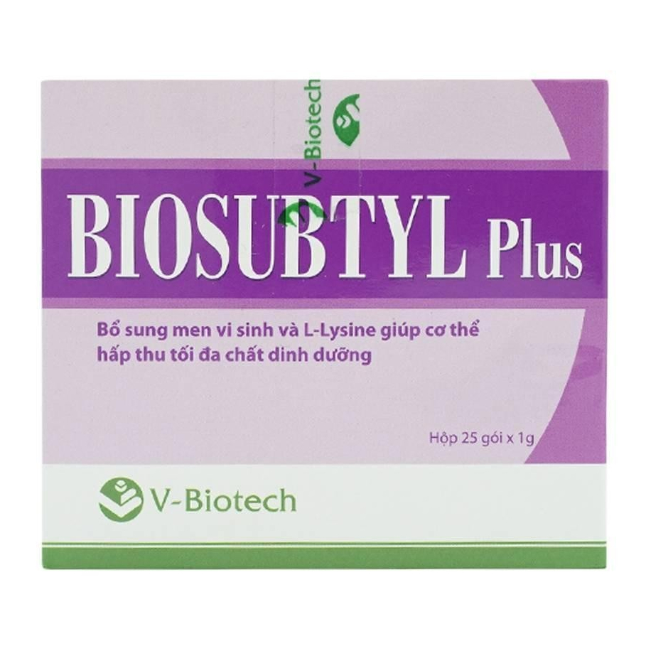 MEN VI SINH BIOSUBTYL PLUS - BỔ SUNG LỢI KHUẨN VÀ L-LYSINE GIÚP CÂN ...