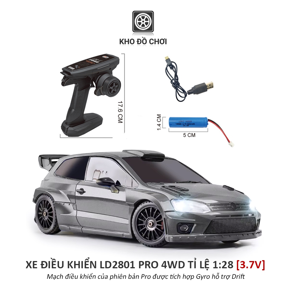 Ô tô điều khiển LDR/C LD2801 PRO 4WD Drift Car +Gyro tỉ lệ 1:28 - RTR ...