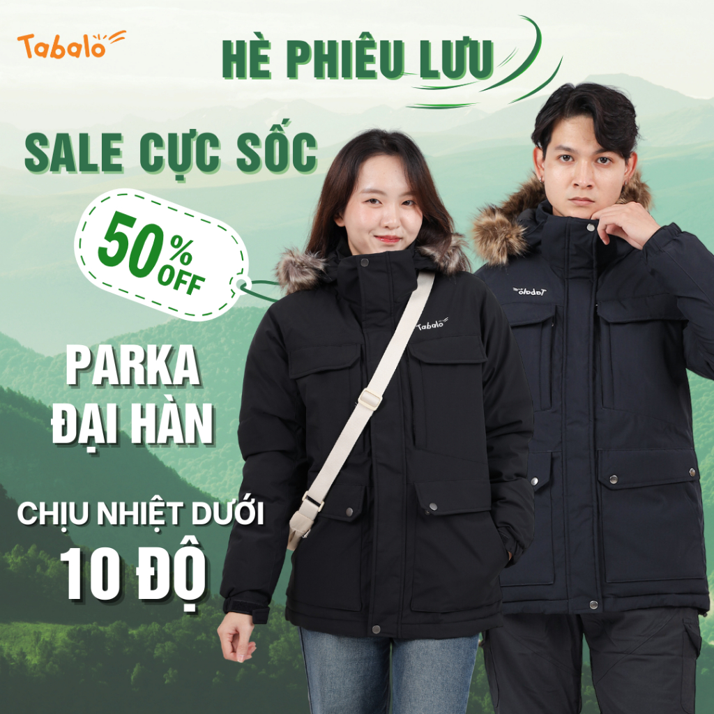 Áo Phao Nam Nữ Parka Tabalo Chống Nước, Áo Phao Đại Hàn Trần Bông Cực ...