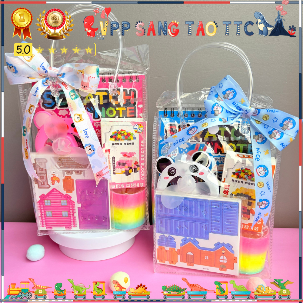 Set Túi Quà Dụng Cụ Học Tập, Đồ Chơi Tặng Học Sinh Dịp Tốt Nghiệp, Sinh Nhật, Quốc Tế Thiếu Nhi ...