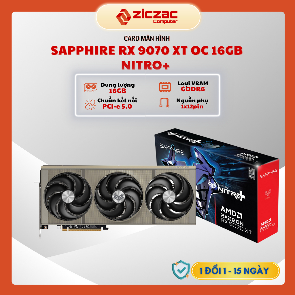 VGA Sapphire NITRO+ | PURE | Asrock Taichi | SL RX 9070 XT OC 16GB AMD ...