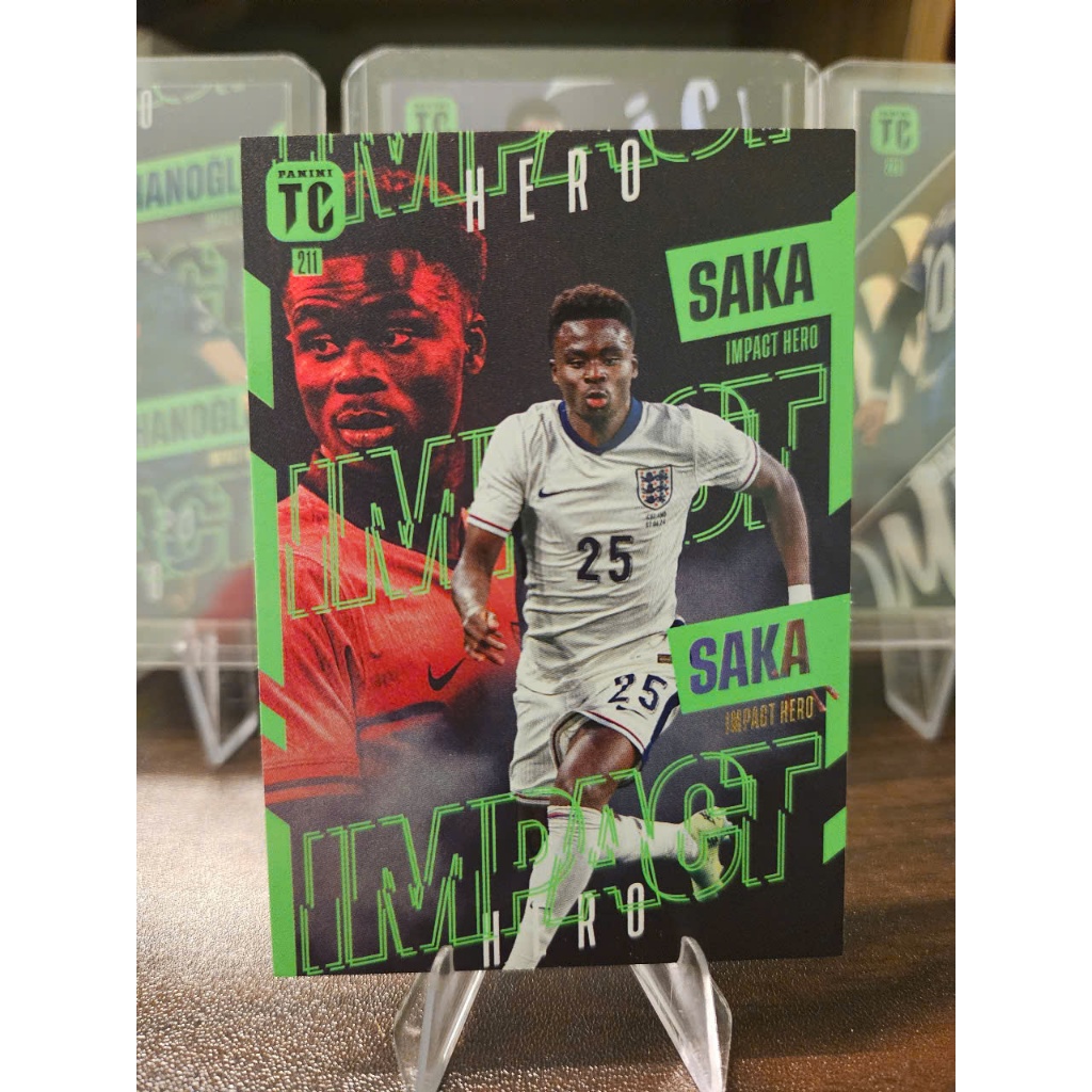Thẻ IMPACT HERO Bukayo Saka Panini Top Class Pure Football 2025 ...