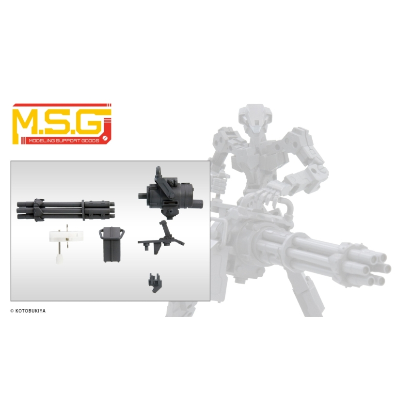 Mô Hình Lắp Ráp Phụ Kiện Kotobukiya MSG Weapon Unit 20 Gatling Gun ...