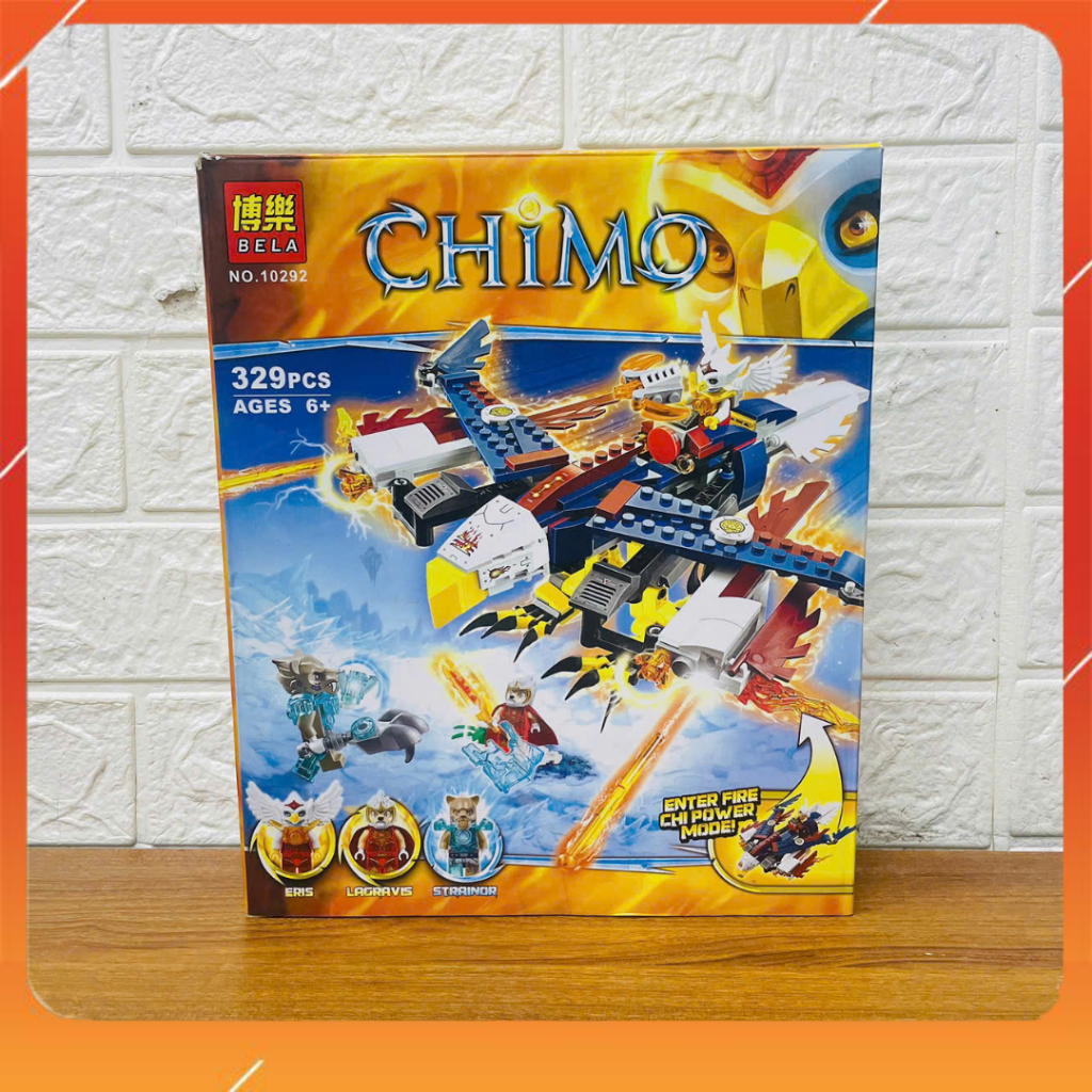 CHIMA Đồ Chơi Lắp Ráp CHIMA Phi Cơ Chim Ưng Lửa Eris 10292 ( 329 chi ...