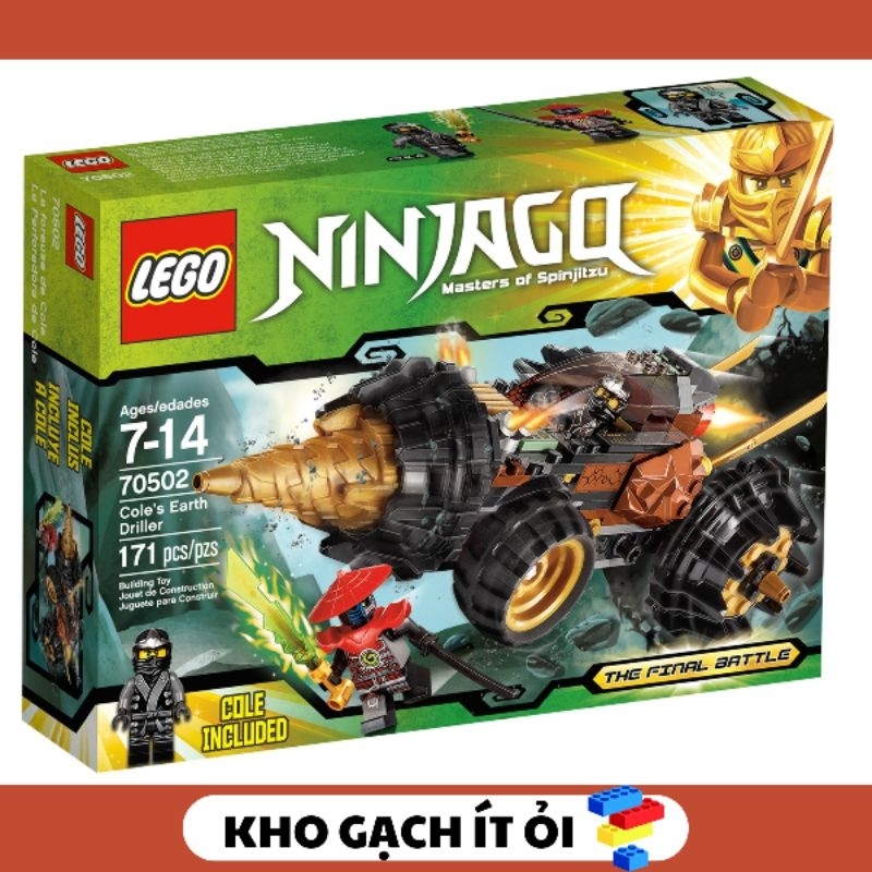 Lego Ninjago 70502 - Gạch xe + Sticker + box + sách | Shopee Việt Nam