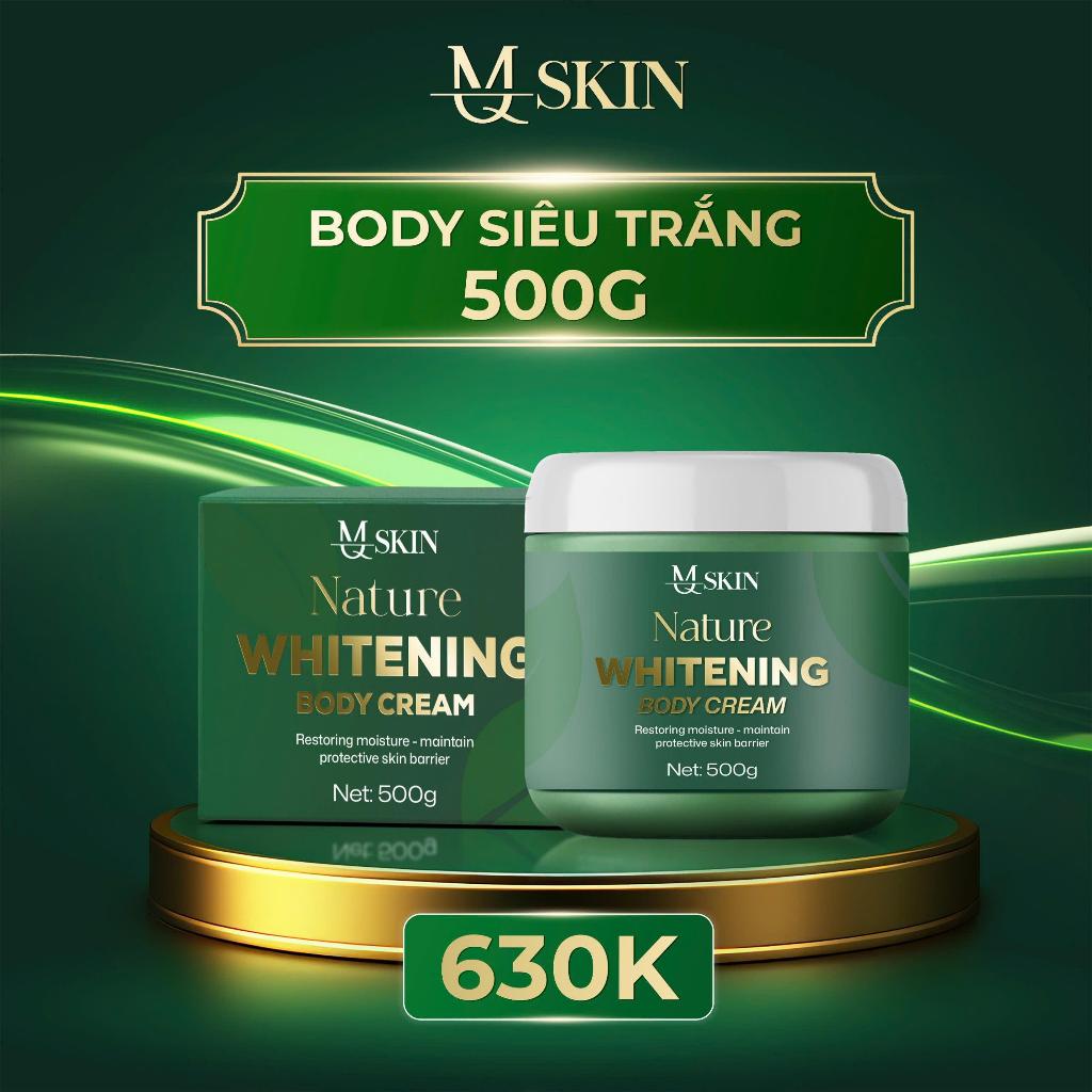 [MQSKIN] KEM BODY DƯỠNG TRẮNG 500G giúp làn da trắng sáng, mịn màng và ...