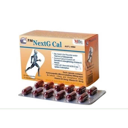Viên Uống Canxi Hữu Cơ PM NextG Cal Nhập Khẩu Úc( Hộp 60 viên) | Shopee ...