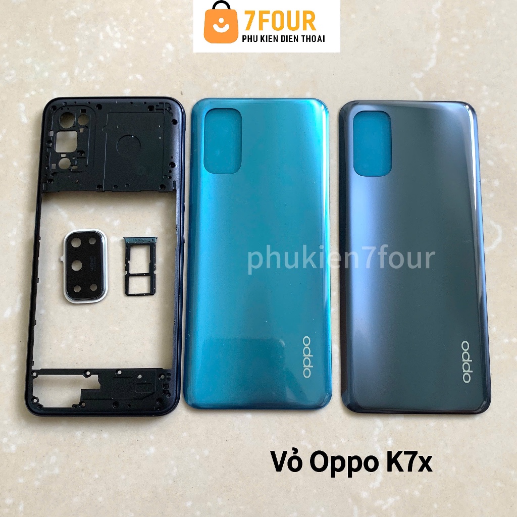 Vỏ nắp lưng Oppo A74 5G / K7x 5G có viền khay sim, kính camera | Shopee Việt Nam