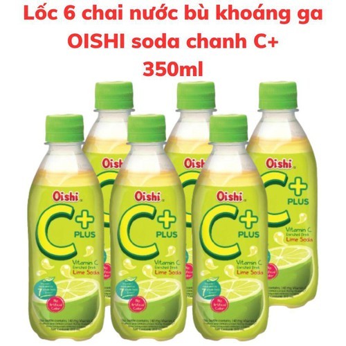 Lốc 6 chai Soda chanh Oishi 350ml | Shopee Việt Nam