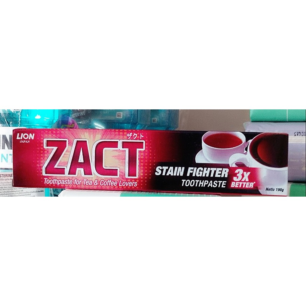 01 tuýp Kem Đánh Răng Zact 160gr &190G (Lion) | Shopee Việt Nam