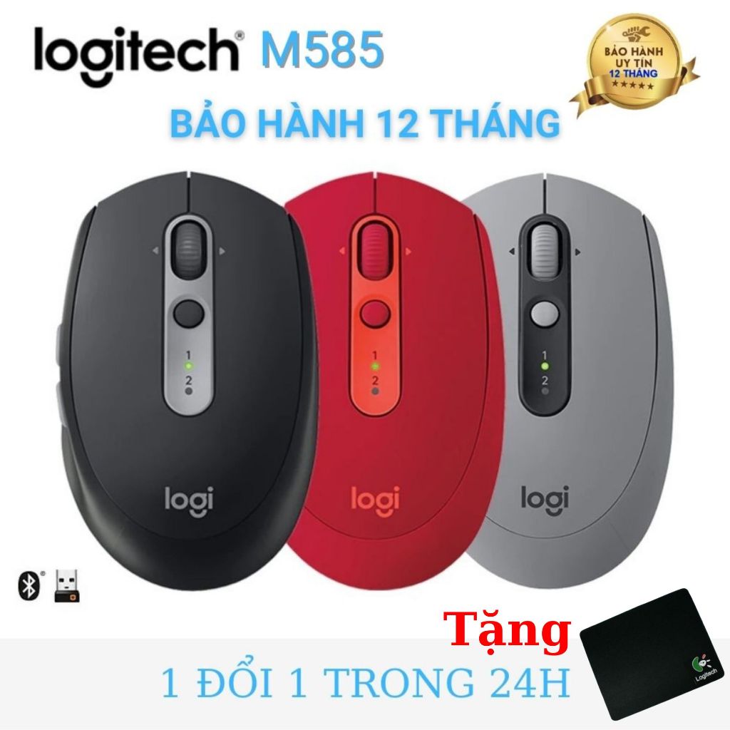 Chuột Không Dây Logitech M585 Multi Device – Kết Nối Đa Thiết Bị, Sử ...