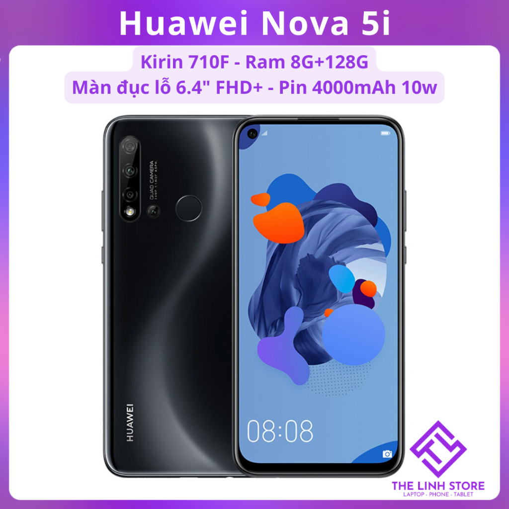 Điện thoại Huawei Nova 5i ram 8G 128G - Kirin 710F có Full Google | Shopee Việt Nam