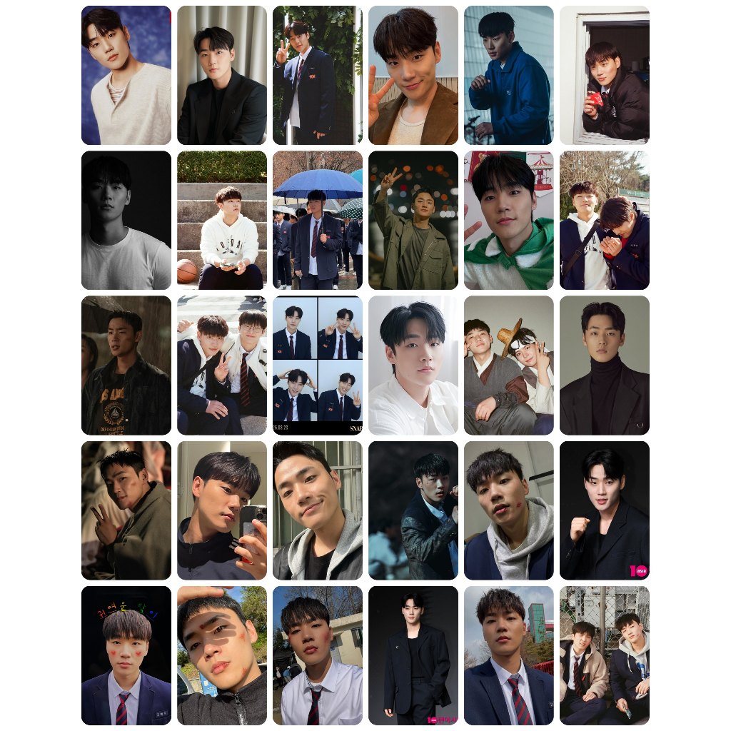 Lomo card LMJ-60 ảnh bo góc Lee Min Jae - Weak hero class | Shopee Việt Nam