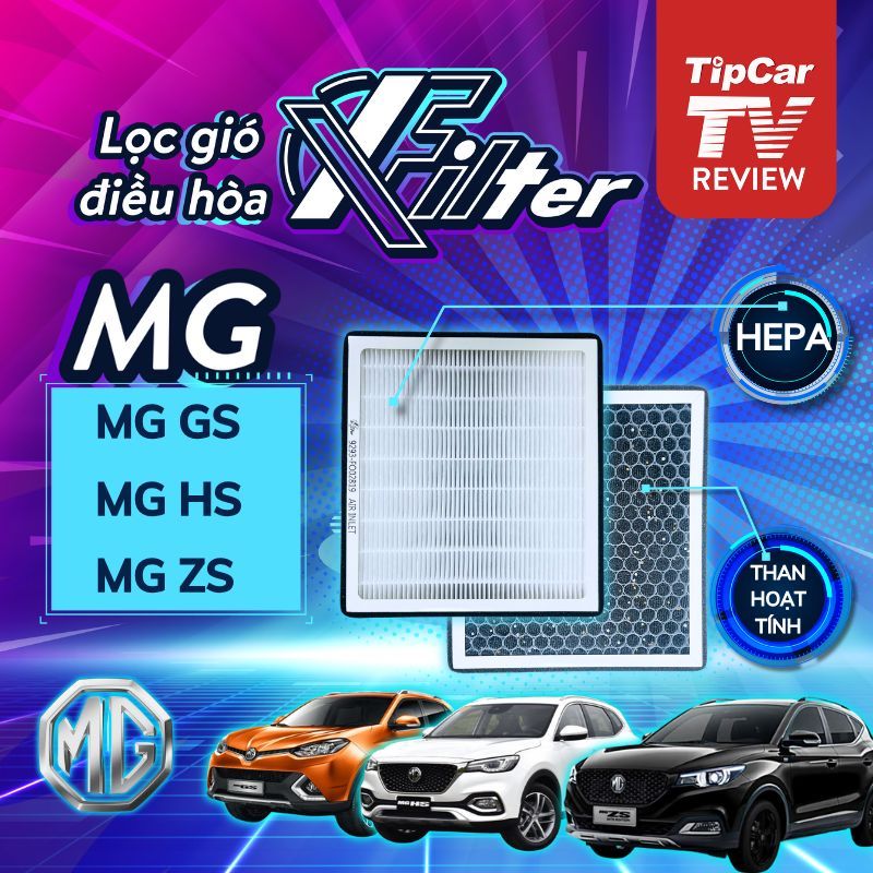 Lọc gió điều hòa MG ZS, HS, MG5, RX5, GS, MG3, MG6. Lọc than hoạt tính Xfilter | Shopee Việt Nam