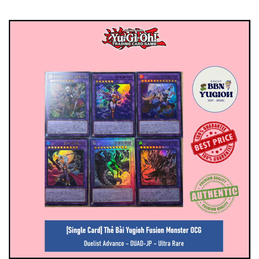 [Card Lẻ] Thẻ Bài Yugioh Fusion Monster OCG Chính Hãng: Duelist Advance - DUAD-JP - Ultra Rare ...
