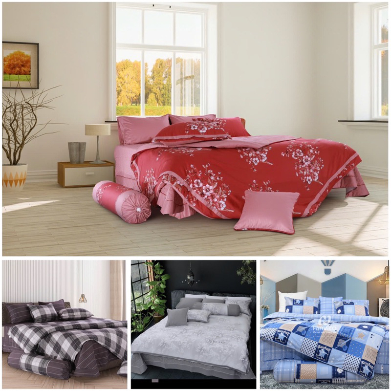 [ Thanh lý ] Set ga chun , vỏ gối giường 180*200 Hanvico Blue Sky DL135,DL155,DLP191,DL161 ...