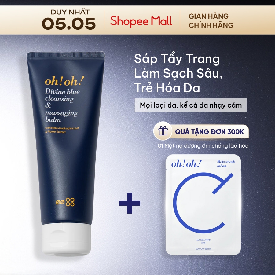 Sáp tẩy trang oh!oh! Divine Blue Cleansing & Massaging Balm - Oh Oh ...