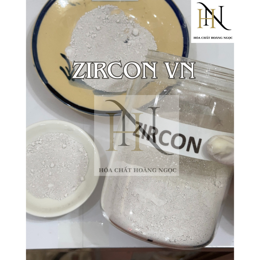 Bột ZIRCONIUM SILICATE (Zecon) - Nguyên Liệu Làm Men Gốm Sứ, Thủy Tinh ...