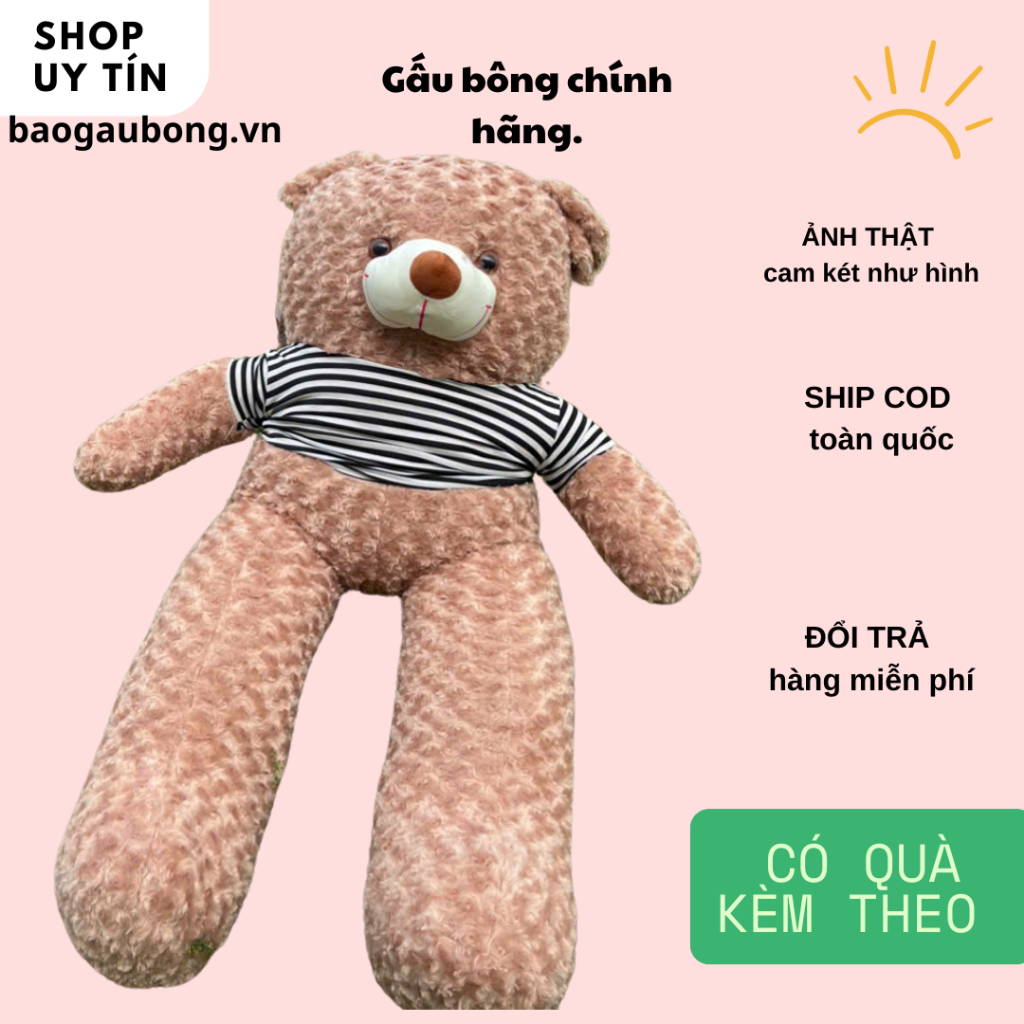 Gấu bông tedy đủ size siêu to khổng lồ, gối ôm tedy cho bé và người lớn ...