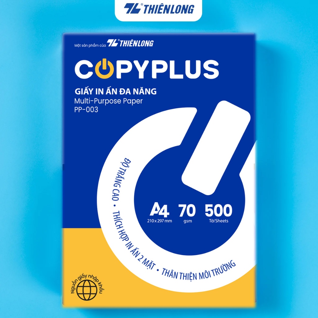 Ream giấy A4 70 gsm Thiên Long Copy Plus PP-003 (500 tờ) - Hàng nhập ...