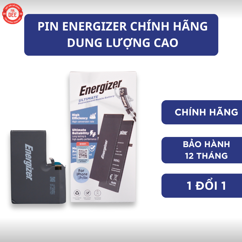 Pin Điện Thoại ENERGIZER Chính Hãng DUNG LƯỢNG CAO Dành Cho Các Dòng iP ...