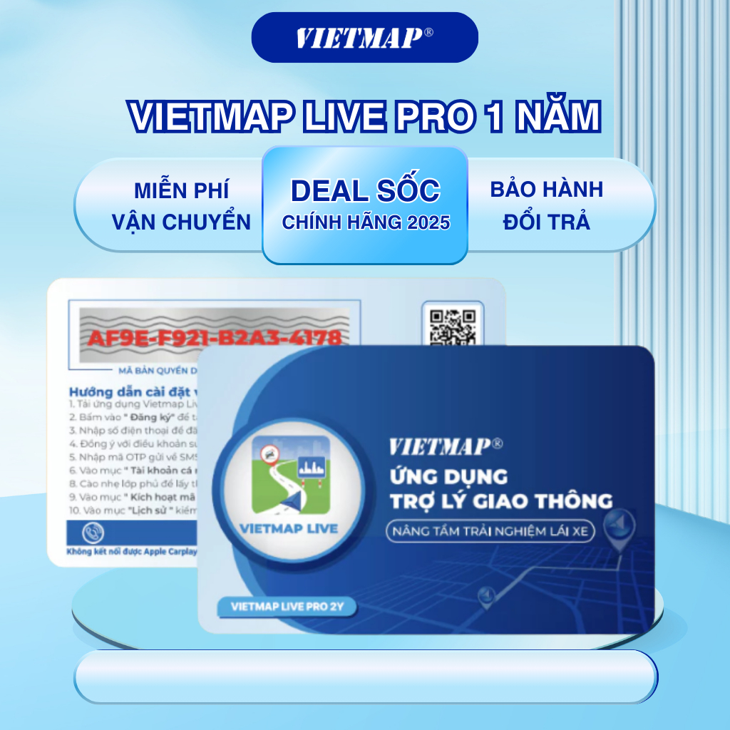 Thẻ Vietmap Live Pro 2025 | Shopee Việt Nam