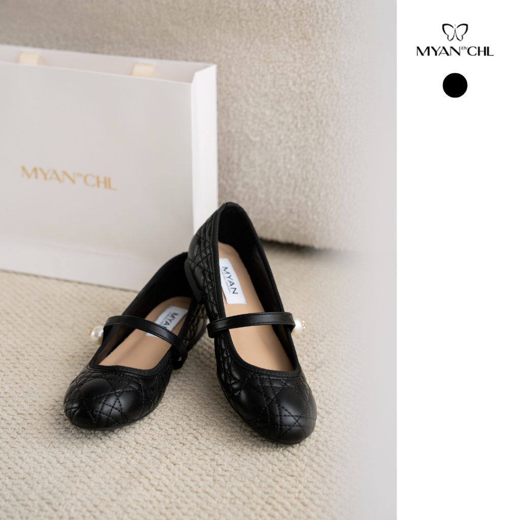 MYAN DESIGN Giày Mary Jane Đế Bệt Cao Cấp Thanh Lịch PK250405 | Shopee ...