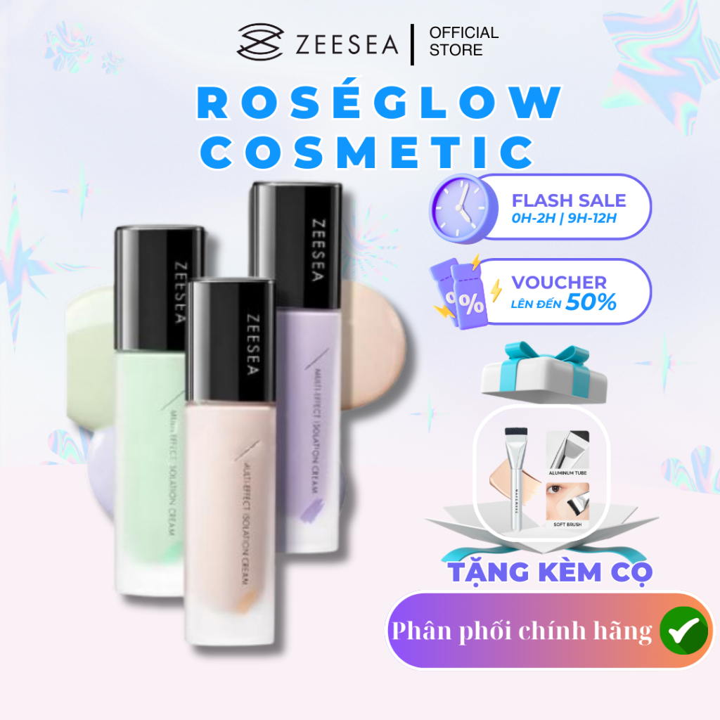 Kem Lót ZEESEA Chính Hãng 3in1 Natural Core Cream Dưỡng Ẩm Sáng Da 30g ...