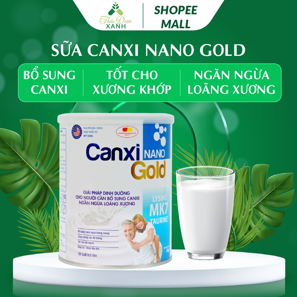 Sữa Canxi Cho Người Già CANXI NANO GOLD – Bổ Sung Canxi Ngăn Ngừa Loãng ...