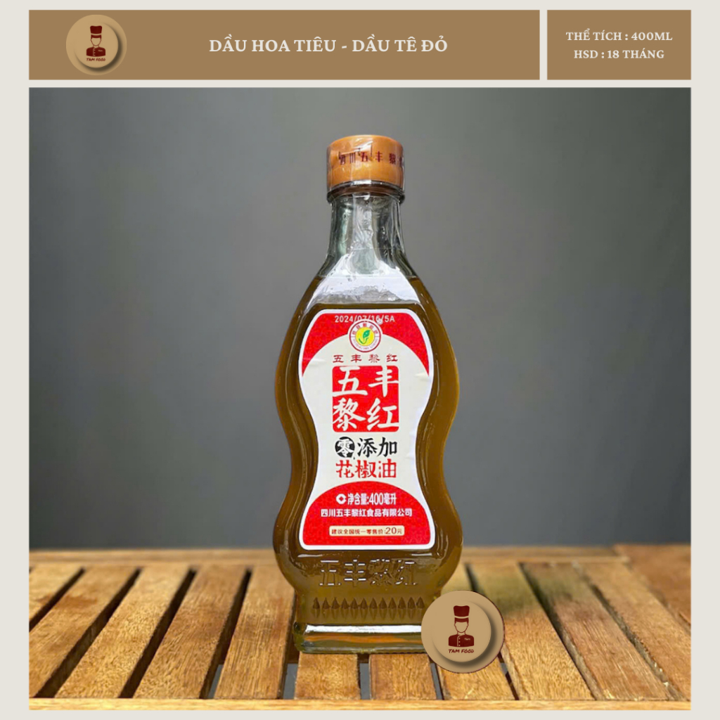 Dầu Tê Đỏ, Dầu Hoa Tiêu, SICHUAN PEPPER OIL, HUAJIAO, 400ml | Shopee ...