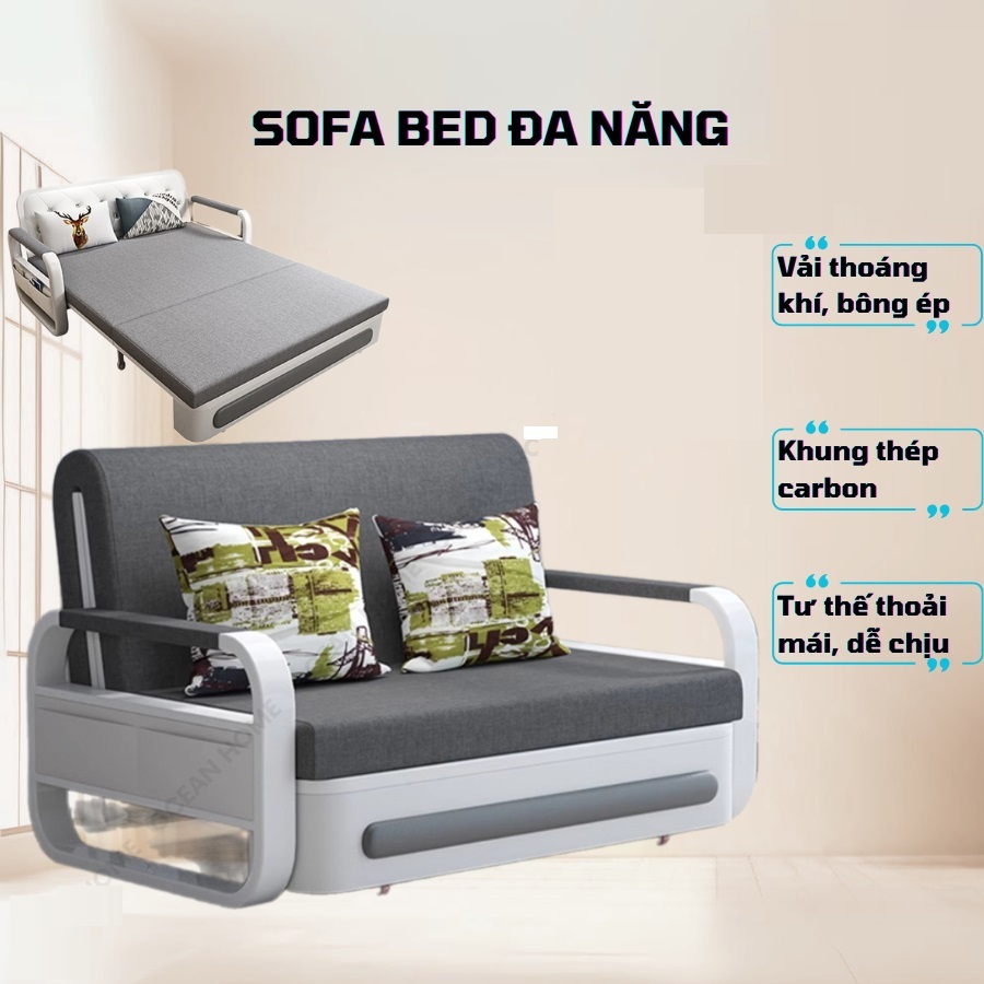 Giường sofa gấp gọn , Sofa giường thông minh cao cấp có ngăn chứa đồ ...