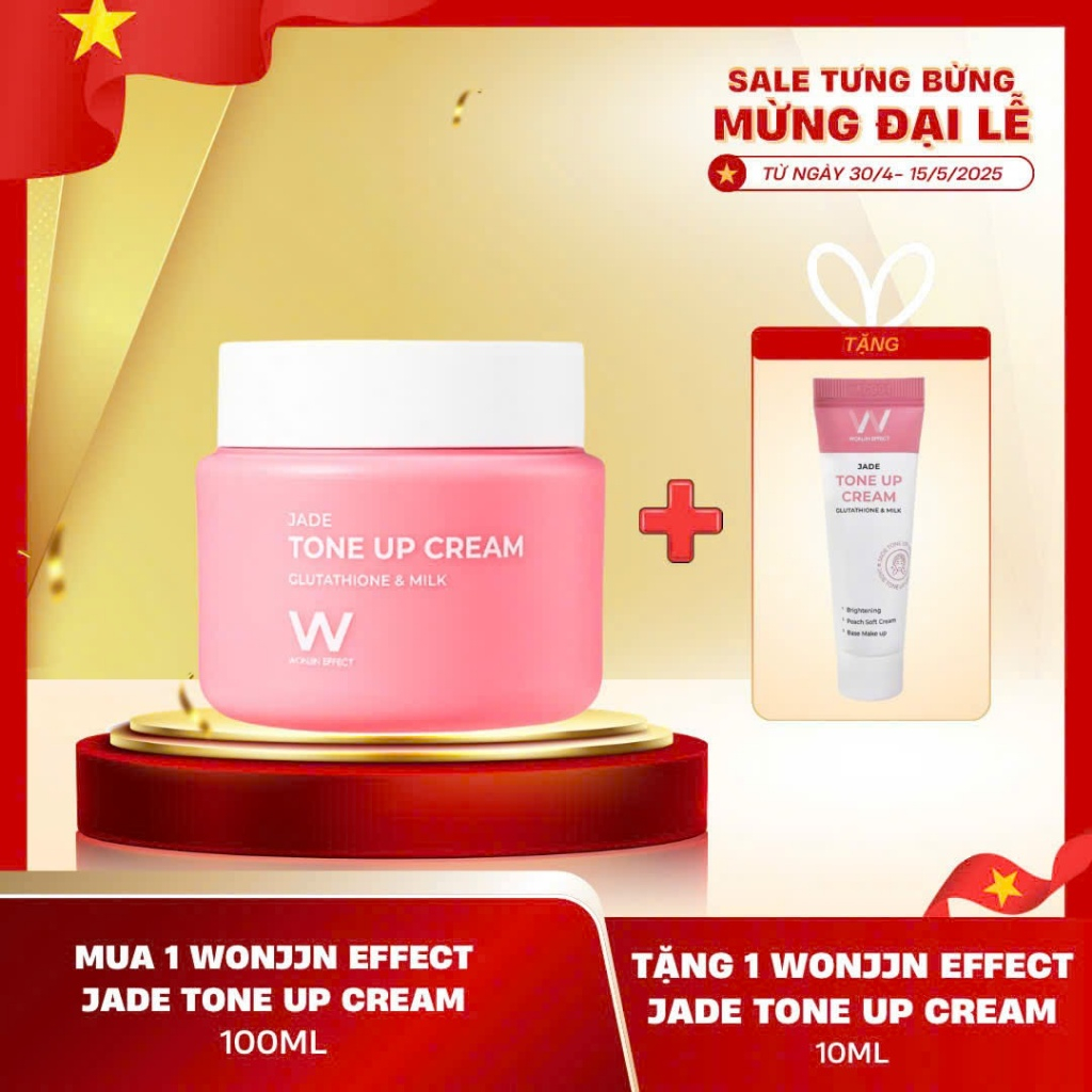 [Tặng Kem Tone Up 10ml] Kem Dưỡng Sáng Nâng Tone Tự Nhiên WonJin Effect Tone Up Cream 100ml ...