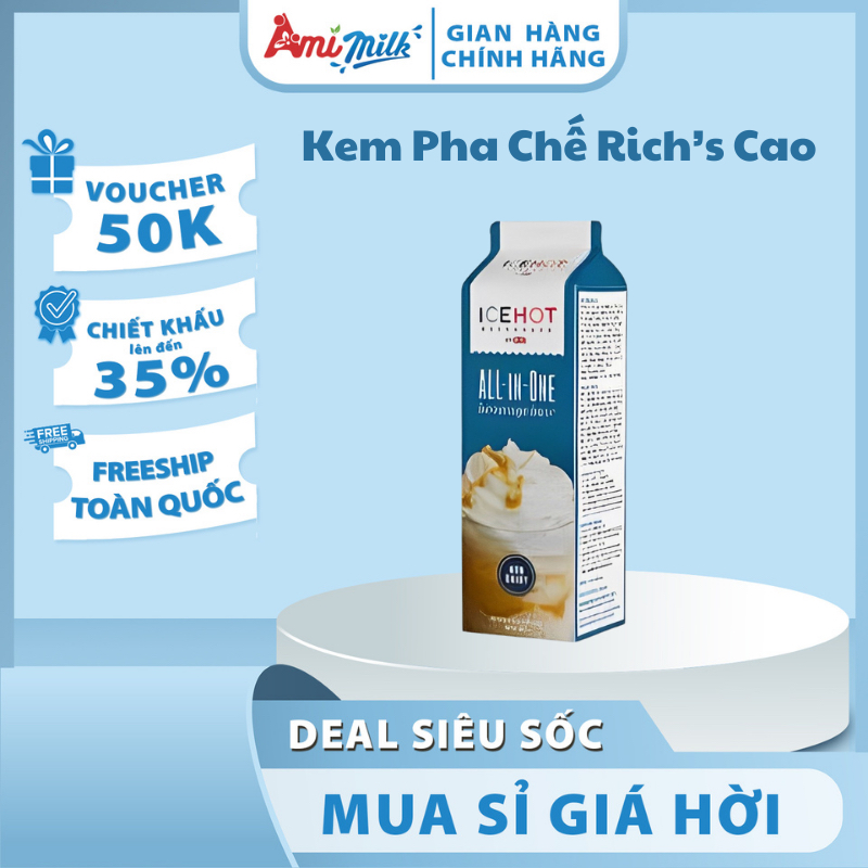 Kem béo thực vật Rich's cao | Shopee Việt Nam