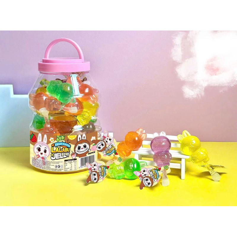 lọ 30c thạch nước hình labubu mix vị trái caty siêu ngon, hình labubu ...