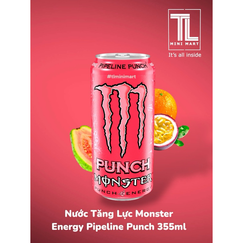 Nước tăng lực Monster Energy Pipeline Punch 355ml | Shopee Việt Nam