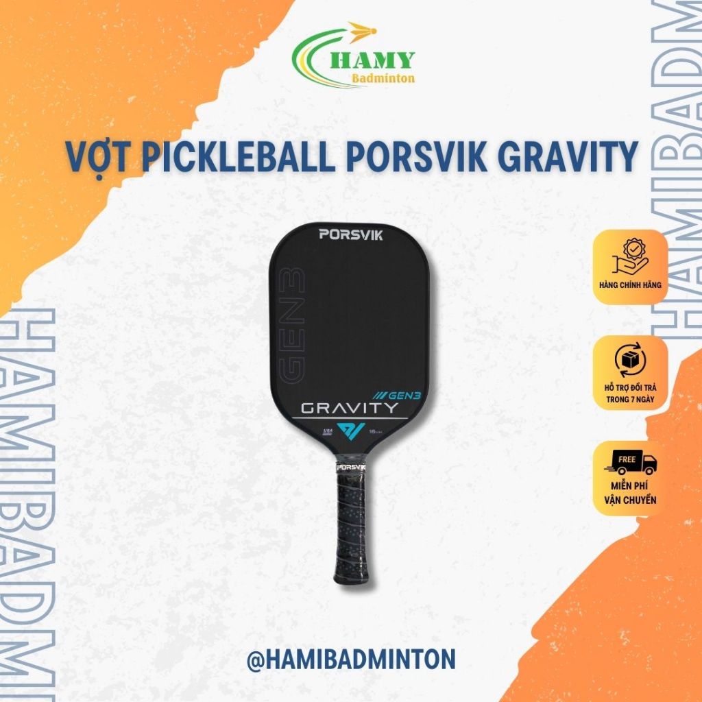 Vợt Pickleball Porsvik Gravity Gen 3 Chính Hãng, Pickleball Porsvik ...