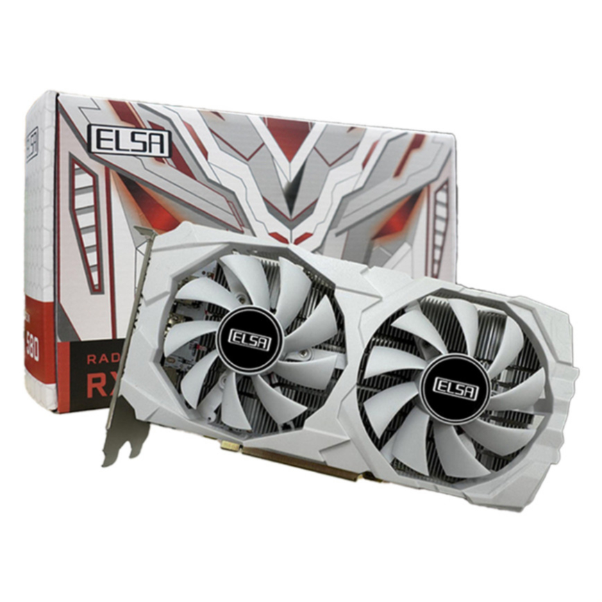 Xả Kho VGA Card Màn Hình ELSA RADEON RX580 8GB DDR5 VGA T-Wolf RX 580 ...