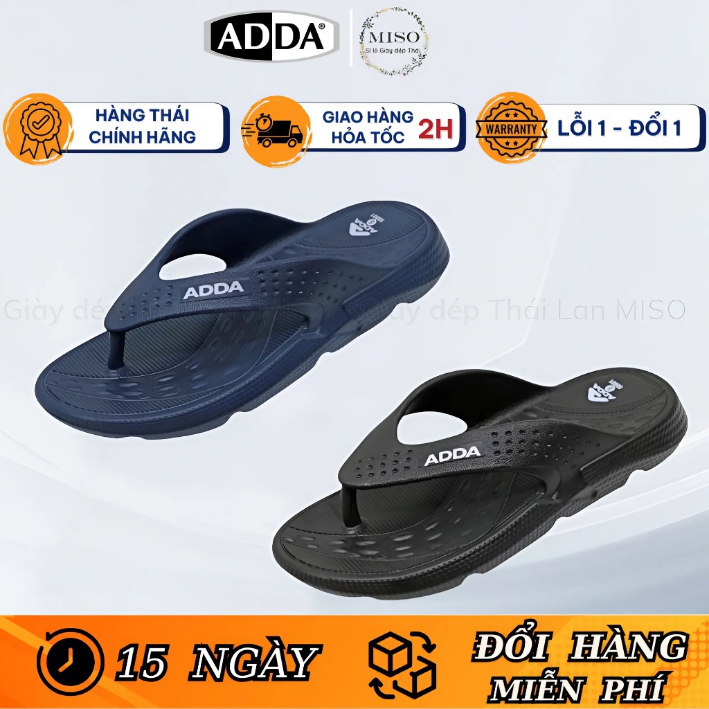 Dép Tông Xỏ Ngón Nam Thái Lan ADDA 58801 Đúc Nguyên Khối Đi Mưa Siêu ...