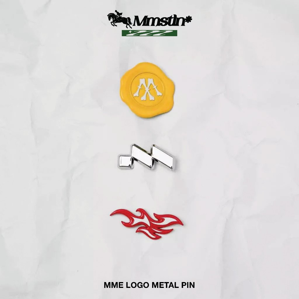 [PIN KIM LOẠI] MMESTLINE LOGO METAL PIN COMBO 3 MIẾNG PIN KIM LOẠI ...