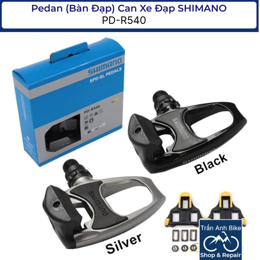 Pedan (Bàn Đạp) Can Xe Đạp SHIMANO PD R540 - Chính Hãng Fullbox ...