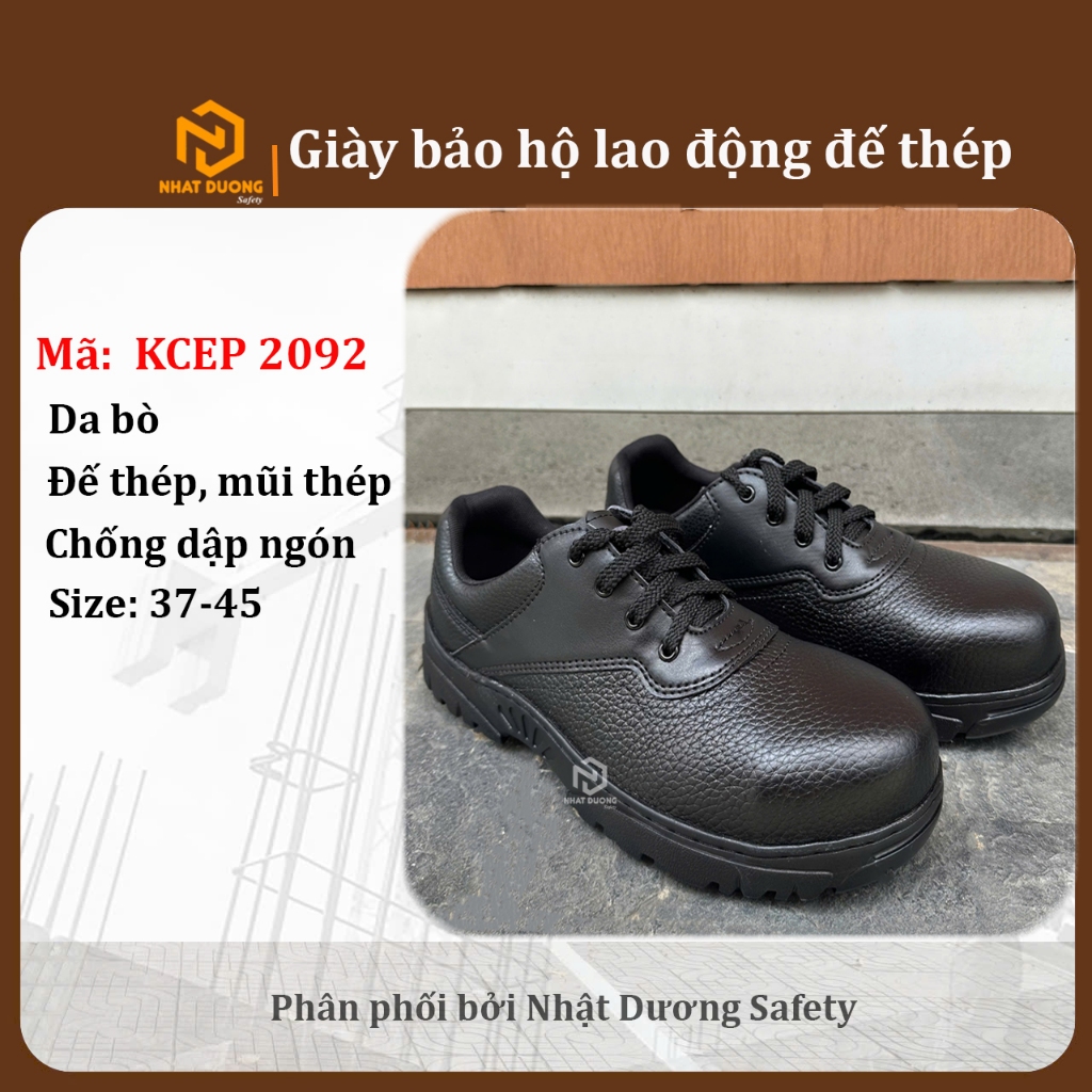 Giày bảo hộ KCEP KS2092 mũi thép chống dập, đế chống trượt, chống đinh ...