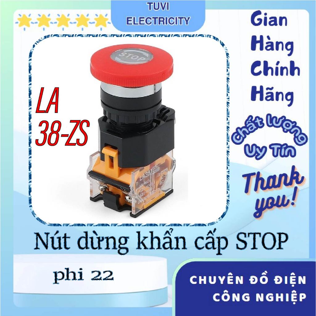 Nút Dừng STOP Khẩn Cấp Phi 22 LA38 | Shopee Việt Nam